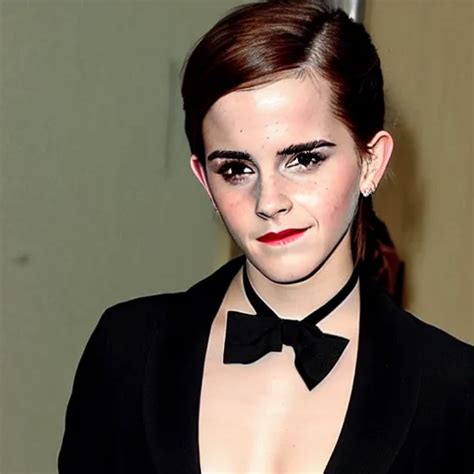 Emma Watson With An Epic Moustache Award Winning Photo Stable