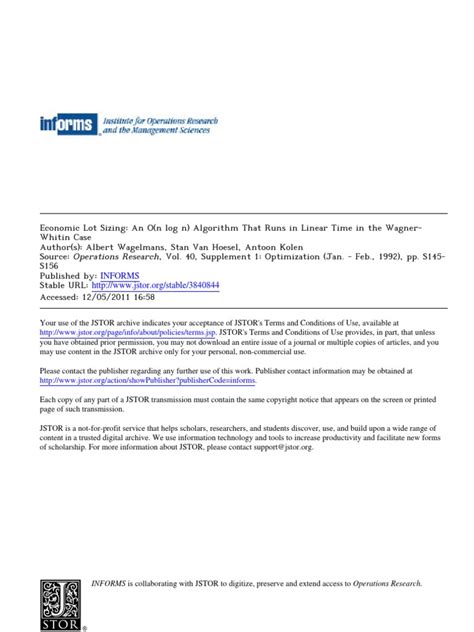 pdf economic lot sizing an algorithm that runs in linear time in the wagner dokumen tips