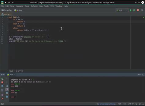 python fibonacci in python