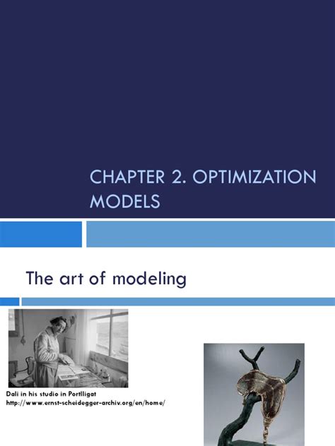 2 optimization models pdf linear programming nonlinear programming