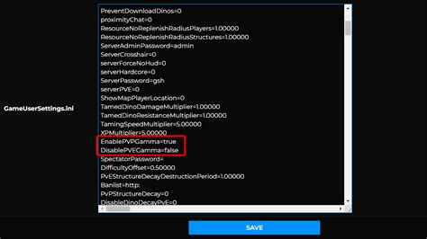 How To Enable Gamma On Your ARK Server Knowledgebase Shockbyte