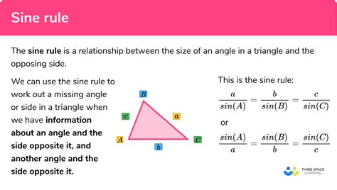 Maths 4 Everyone Sine And Cosine Rule