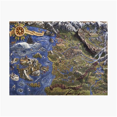 Cool Witcher Map Witcher World Map Witcher 3 Map The Witcher Map
