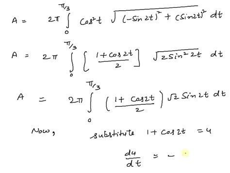 solved the ellipse whose parametric equations are 2cost sint where 0