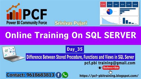 Day35 Difference Between Stored Procedure Functions And Views In SQL