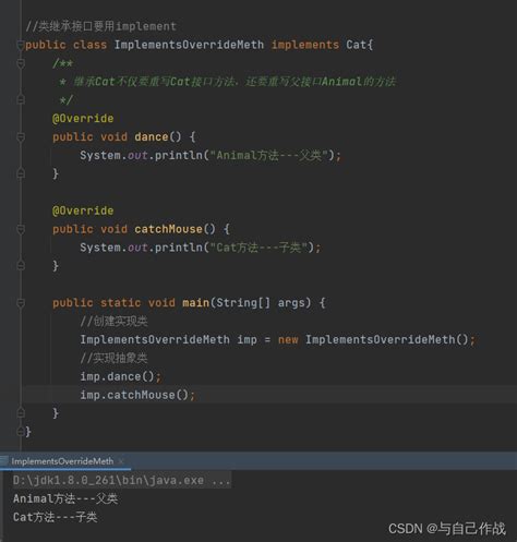 java接口 简单易懂的java接口