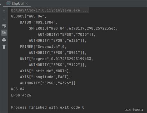 【java gdal】读取shp文件的坐标信息（坐标系 epsg码） java 读取shp csdn博客