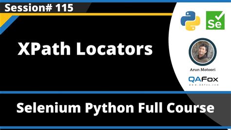 XPath Locators Selenium Python Session 115 YouTube