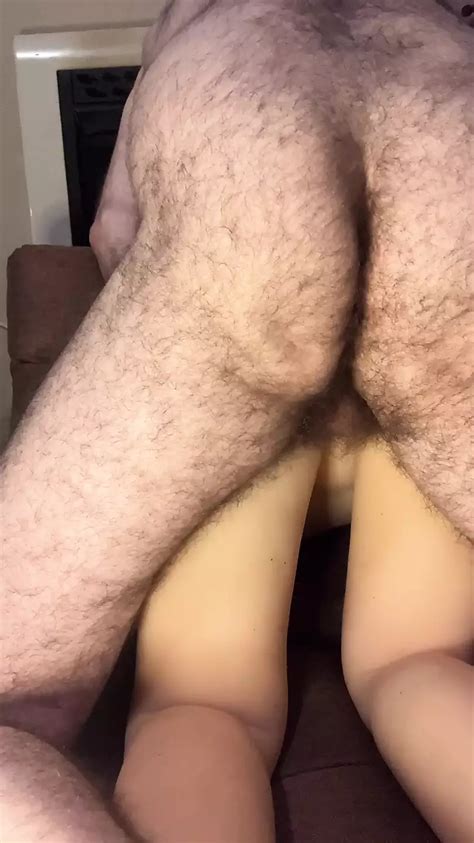 Very Hairy Uncut White Guy Fucks A Tpe Half Doll In The Ass Until Cum Drips Down Her Thigh