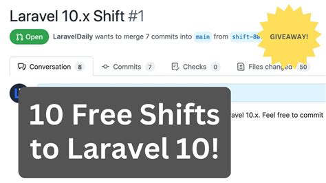 Upgrade To Laravel 10 With Shift FREE Giveaway And Demo YouTube