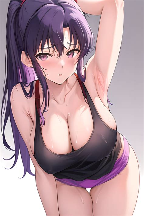 Rule 34 1girls Ai Generated Armpits Big Breasts Blush Eyebrows Raised Leaning Forward Looking