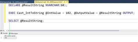 Convert Int To String In Stored Procedure In Sql Server Sql Server Guides