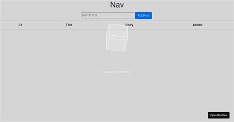 react crud codesandbox