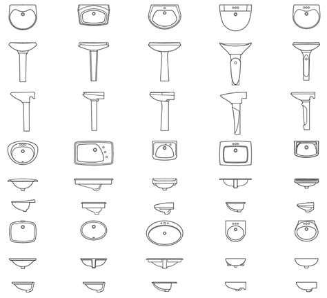 Wash Basin Elevation Design CAD Sanitary Block Detail In DWG File Cadbull