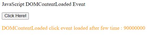 javascript domcontentloaded event javatpoint