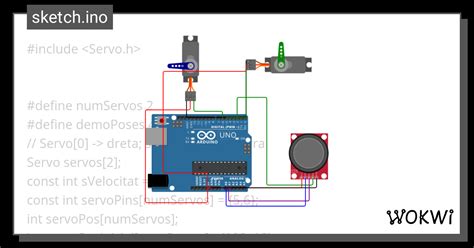 servos y control remoto wokwi arduino and esp32 simul