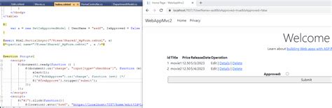 javascript partial view jquery script is not working in asp core stack overflow