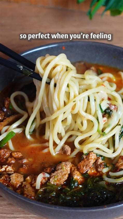 Miso Udon Noodle Soup With Teriyaki Mushrooms Artofit