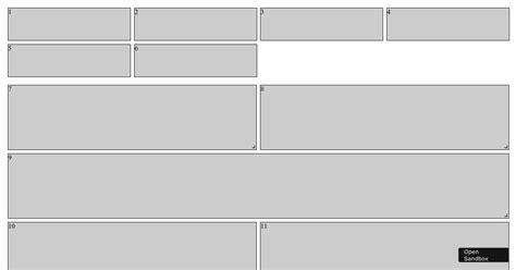 draggable dashboard grid layout codesandbox