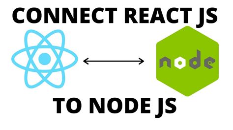 connect react js to node js backend