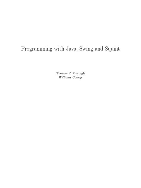 java swing pdf programming language algorithms