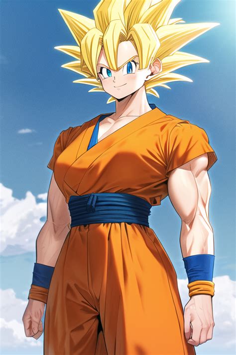 Female Goku By Creamway On Deviantart