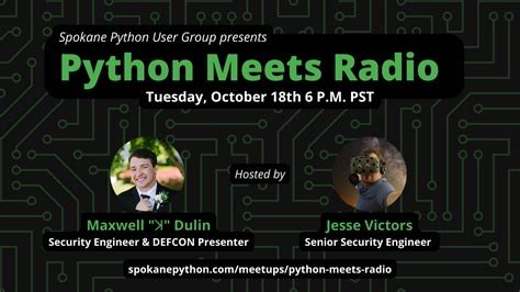 python meets radio spokane python user group