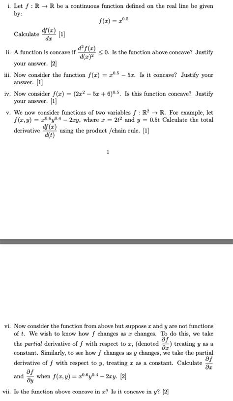 solved i let f r→r be a continuous function defined on the