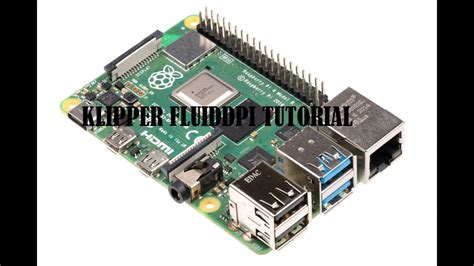 Installing Klipper Fluiddpi On The Raspberry Pi 4b Tutorial Ender 3 S1 Ender 3 V2 32bit