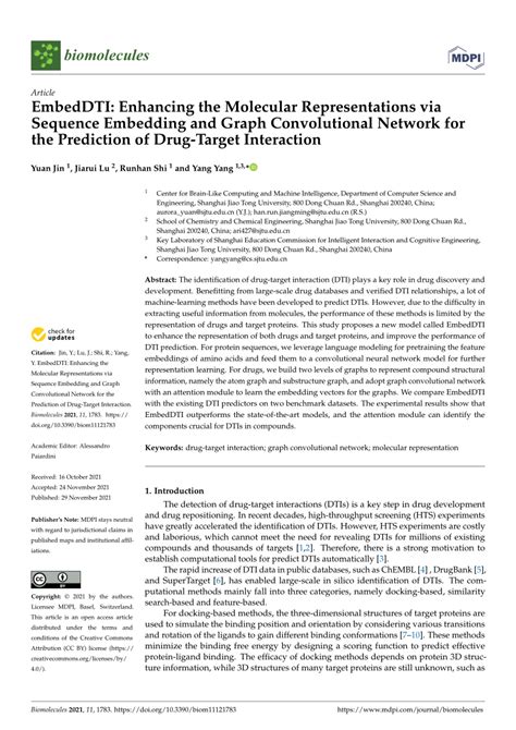 pdf embeddti enhancing the molecular representations via sequence embedding and graph