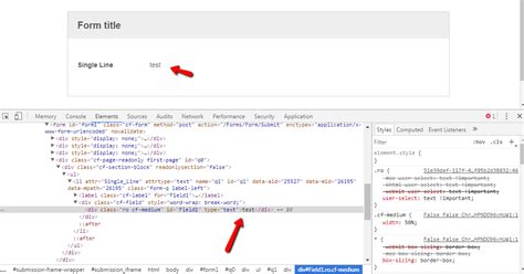 dynamic custom html field not updating on form submission laserfiche answers