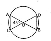 In The Figure O Is The Point Of Intersection Of Two Chords AB And CD
