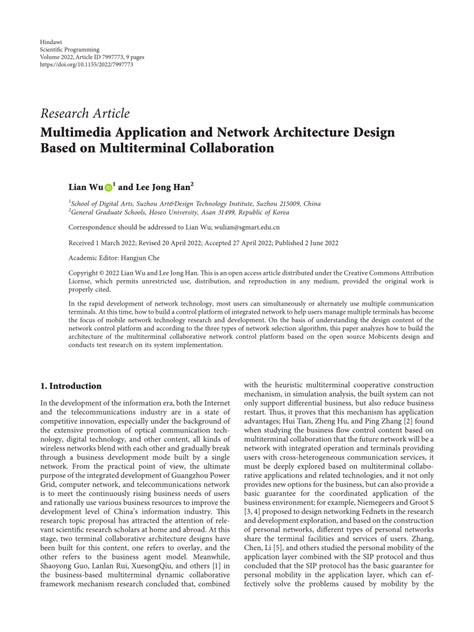 pdf multimedia application and network architecture design based on multiterminal collaboration