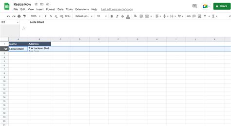 How To Change Row Height In Google Sheets Templates Sample Printables