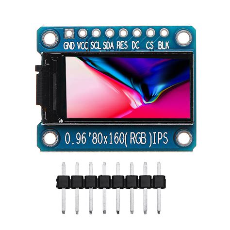 Geekcreit 0 96 Inch 7pin Hd Color Ips Screen Tft Lcd Display Spi St7735