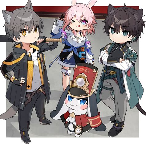 Trailblazer March 7th Caelus Dan Heng March 7th And 1 More Honkai