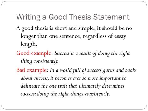 How To Right A Thesis Statement How Do I Write A Thesis Statement