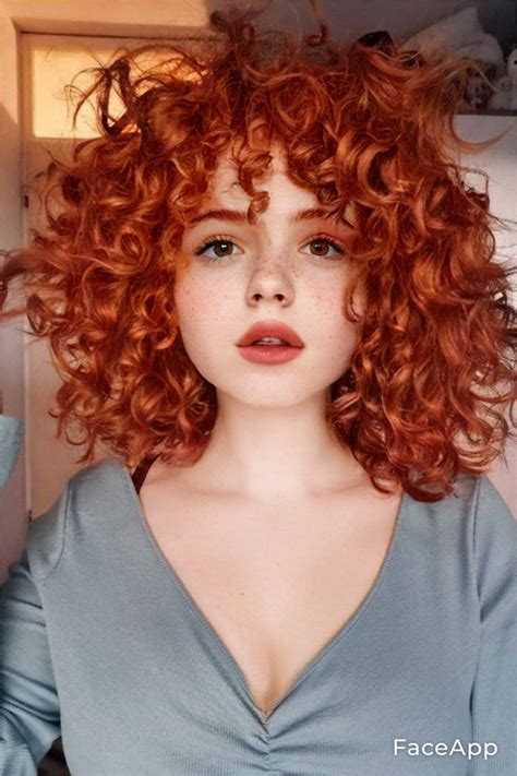 Dyed Curly Hair Colored Curly Hair Curly Ginger Hair Short Red Hair Short Hair Styles Hair