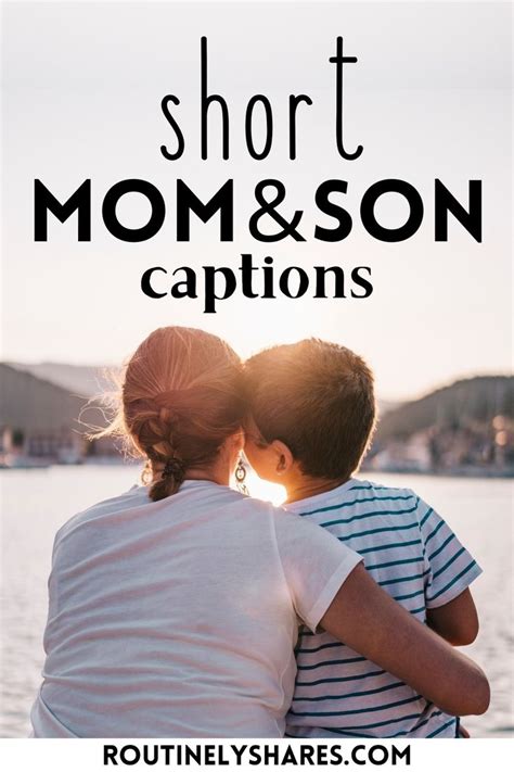 110 Short Mom And Son Captions For Instagram In 2024 Mommy And Son