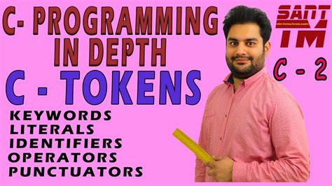 tokens in c language programming youtube