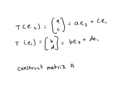 solved consider the linear transformation t r n →r n whose matrix a relative to the standard
