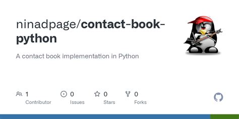 github ninadpage contact book python a contact book implementation in python