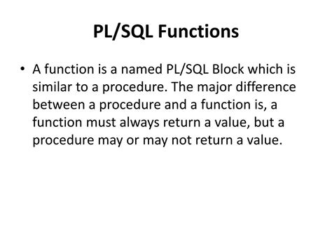 ppt oracle pl sql powerpoint presentation free download id 6932795