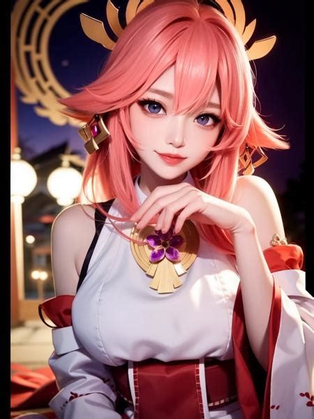 Yae Miko Realistic Genshin Ai Images
