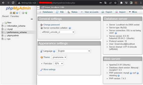 How To Install Phpmyadmin On Ubuntu Greencloud Documentation