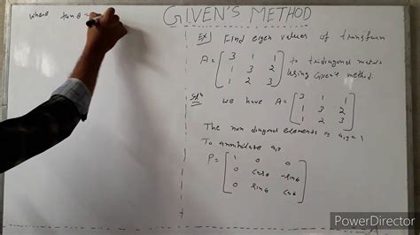 given s method numerical analysis youtube