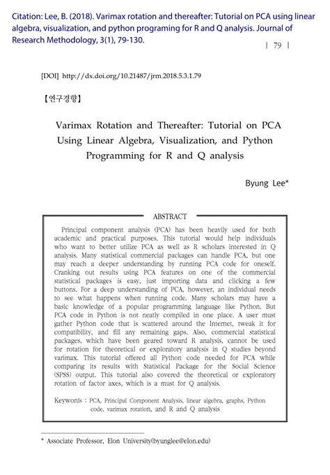 linear algebra using python pdf