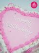 Pembe Kalp Naked Cake
