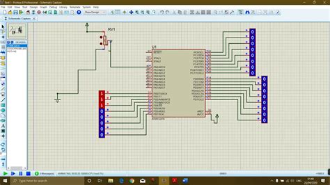 Avr Atmega Adc Task Part A Proteus Simulation Demonstration Youtube