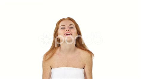 White Girl Throwing Back Image Telegraph
